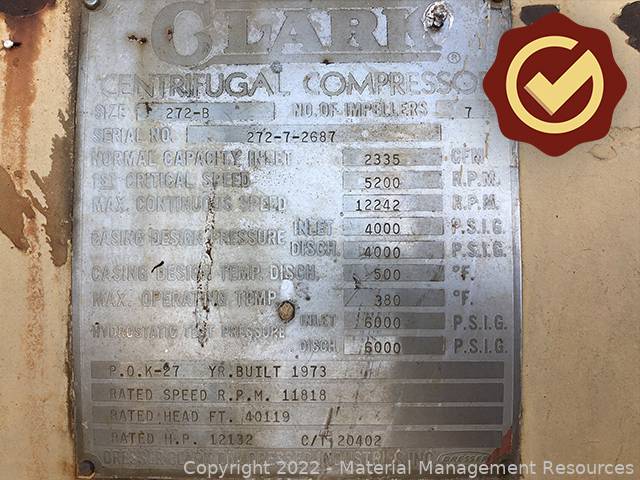 Material Management Resources - Listing: Compressors & Gear Boxes (ISC ...