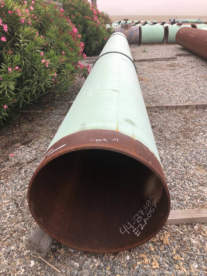Material Management Resources - Listing: Unused Bare and Coated Pipe ...
