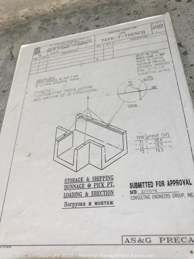 Material Management Resources - Listing: Precast Concrete Trenches with ...